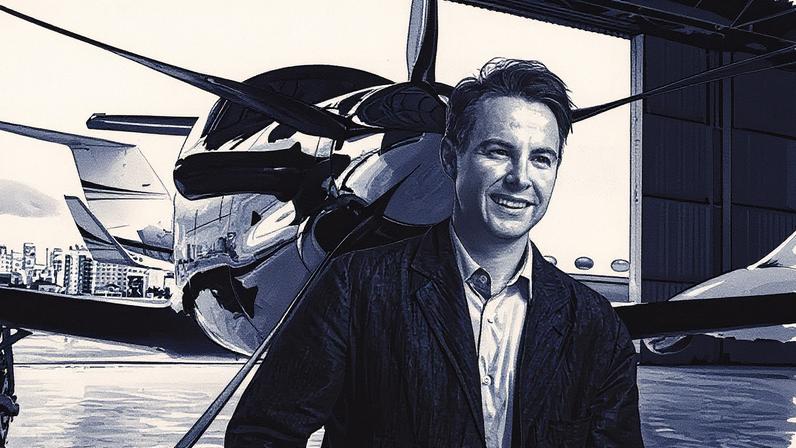 Marcos Amaro, caçula de Rolim, equilibra aviação e arte