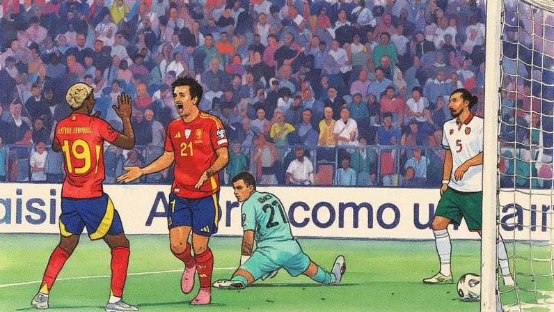 Espanha de Pedri e Lamine goleia Bulgária em amistoso convincente