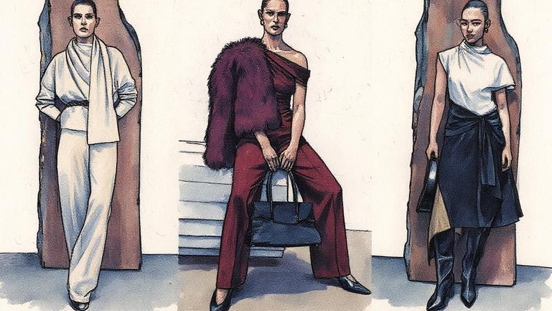 Como usar as silhuetas escultóricas da tendência de moda para o outono ...