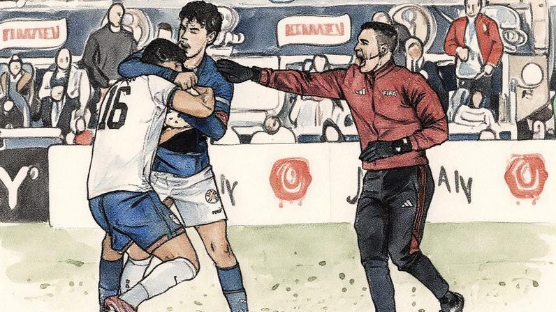 Gustavo Gómez se envolve em confusão e amistoso EUA x Paraguai termina ...